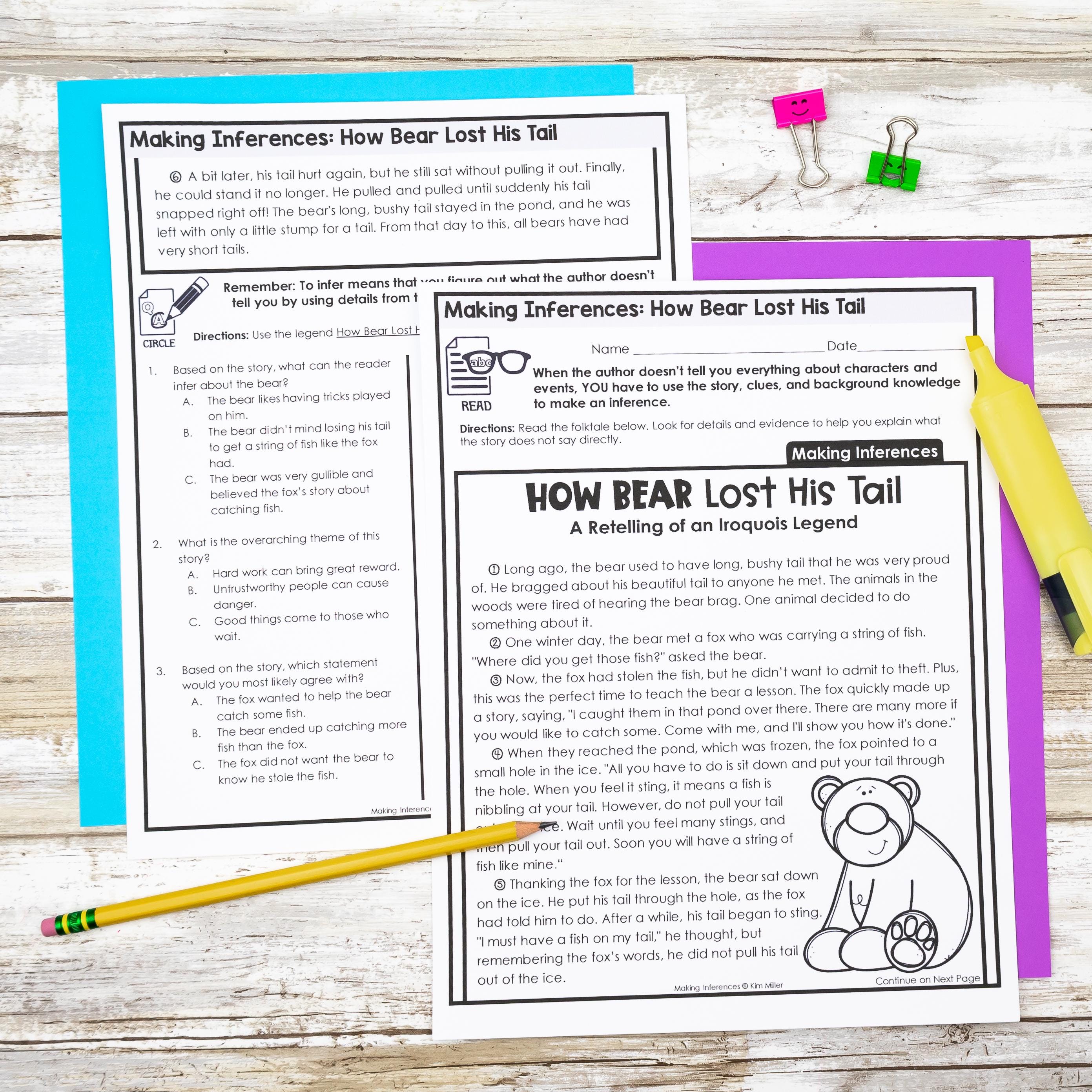 Making Inferences Drawing Conclusions Printable Worksheets, Inference ...