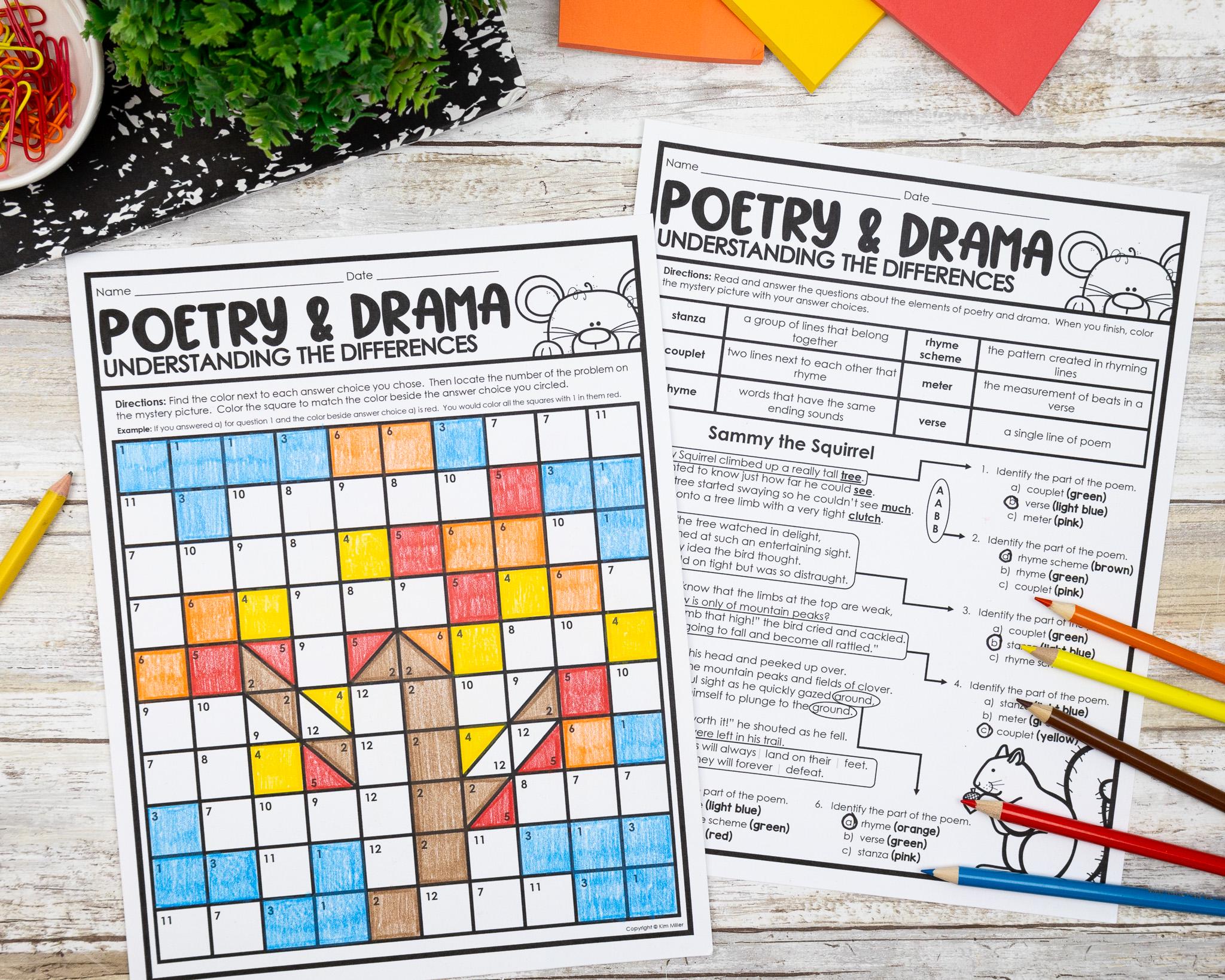 Fall Autumn Reading Comprehension Passages Worksheets Printables 4th ...