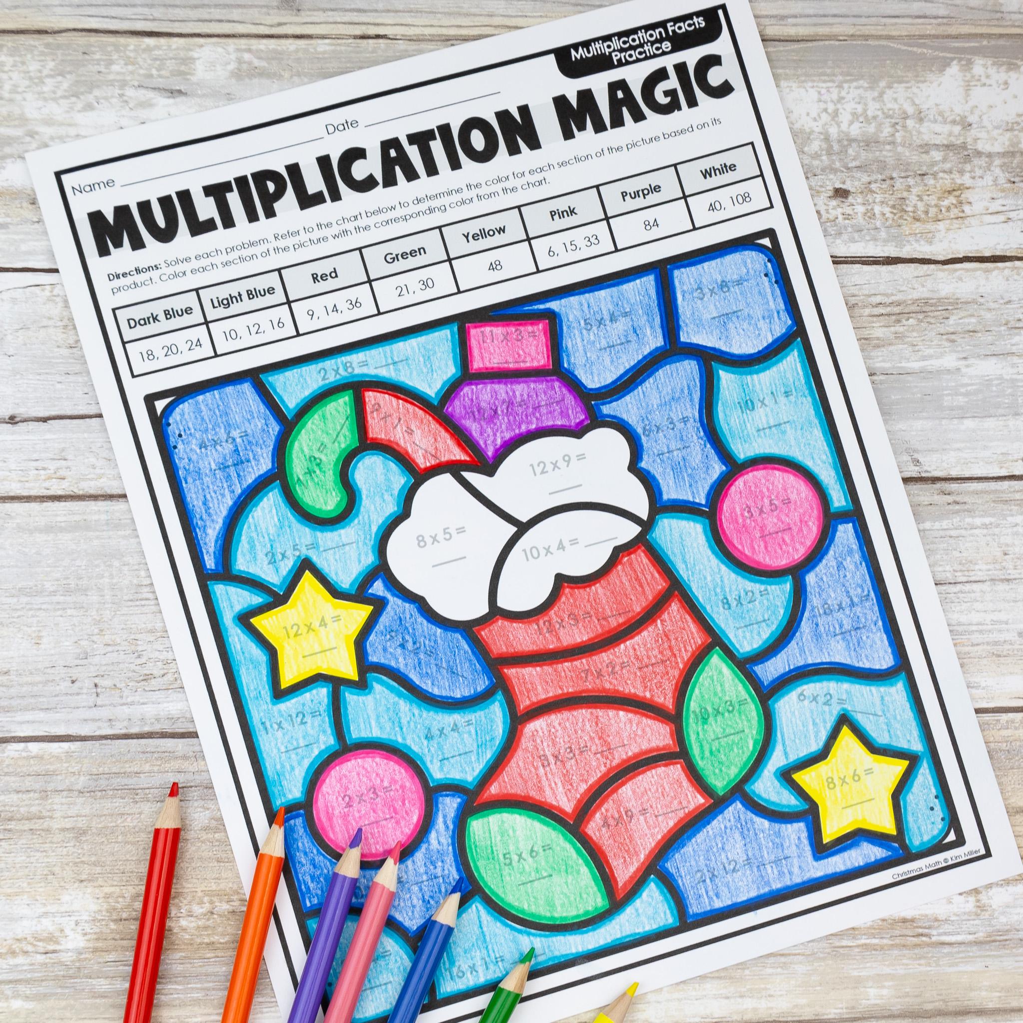 Christmas Math Worksheets for 4th & 5th Grade | No Prep Printable Math ...
