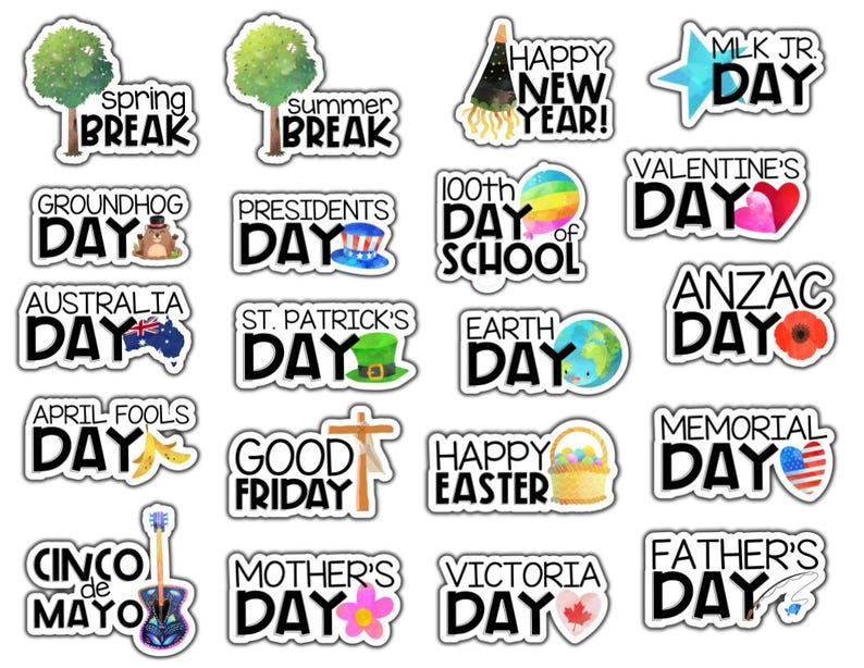 Digital Stickers for Teachers | Digital Stickers for Teacher Planner ...