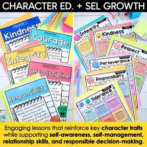 Character Education Social Emotional Learning Activities SEL Social ...