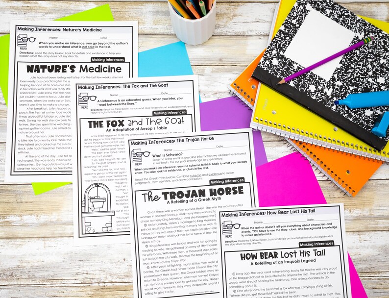 Making Inferences Drawing Conclusions Printable Worksheets, Inference ...