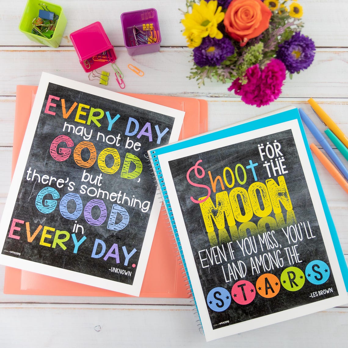 Motivational Growth Mindset Posters for Classroom Teachers, Inspiring ...