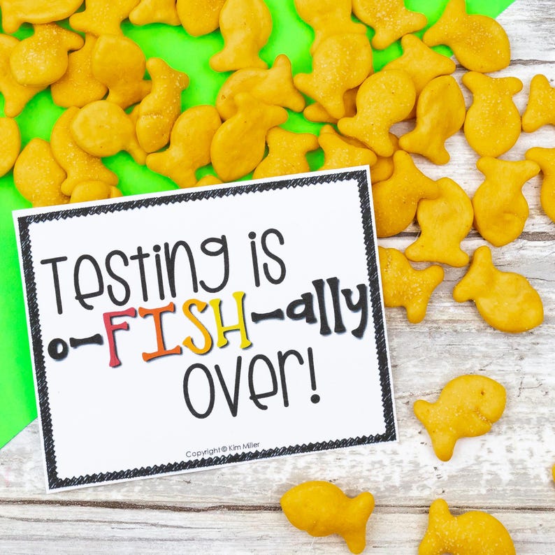 Testing Treat Tags for Teachers Motivational Candy Tags and ...