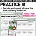 Point of View Anchor Chart, Worksheets, Printables, Short Stories for ...