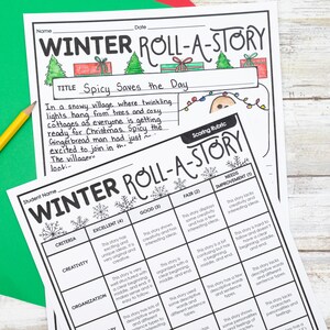 Winter Writing Prompts for Kids Creative Writing Prompts Worksheets ...