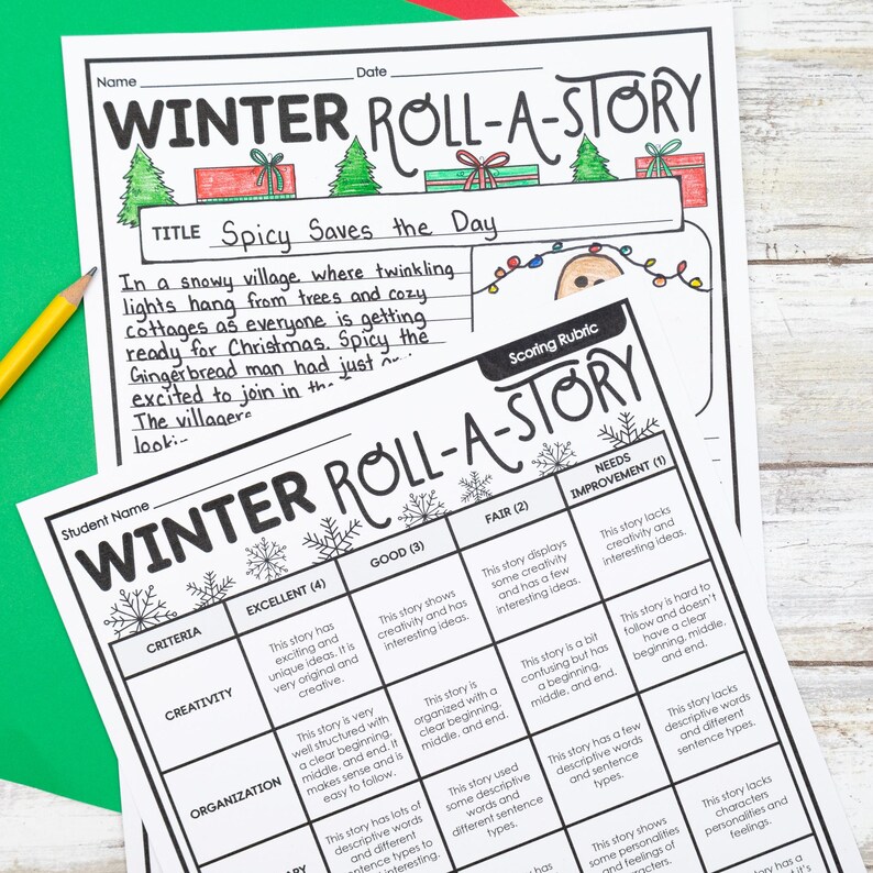 Winter Writing Prompts for Kids Creative Writing Prompts Worksheets ...