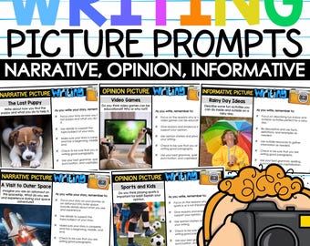 Writing Prompts for Kids Creative Writing Prompts Worksheets Narrative ...