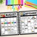 Teacher Calendar 2025-2026 | EDITABLE Monthly Calendar Templates ...