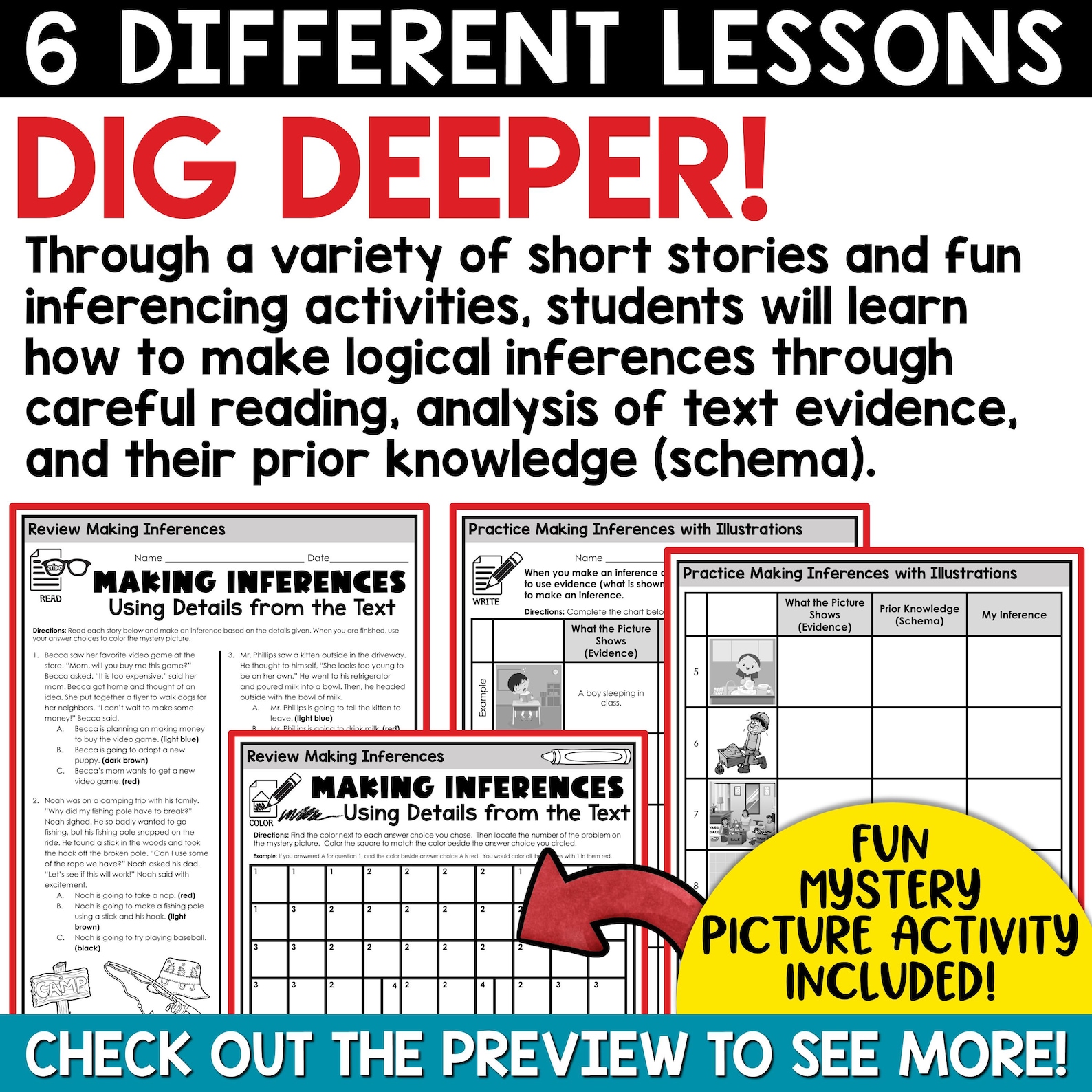 Making Inferences Drawing Conclusions Printable Worksheets, Inference ...