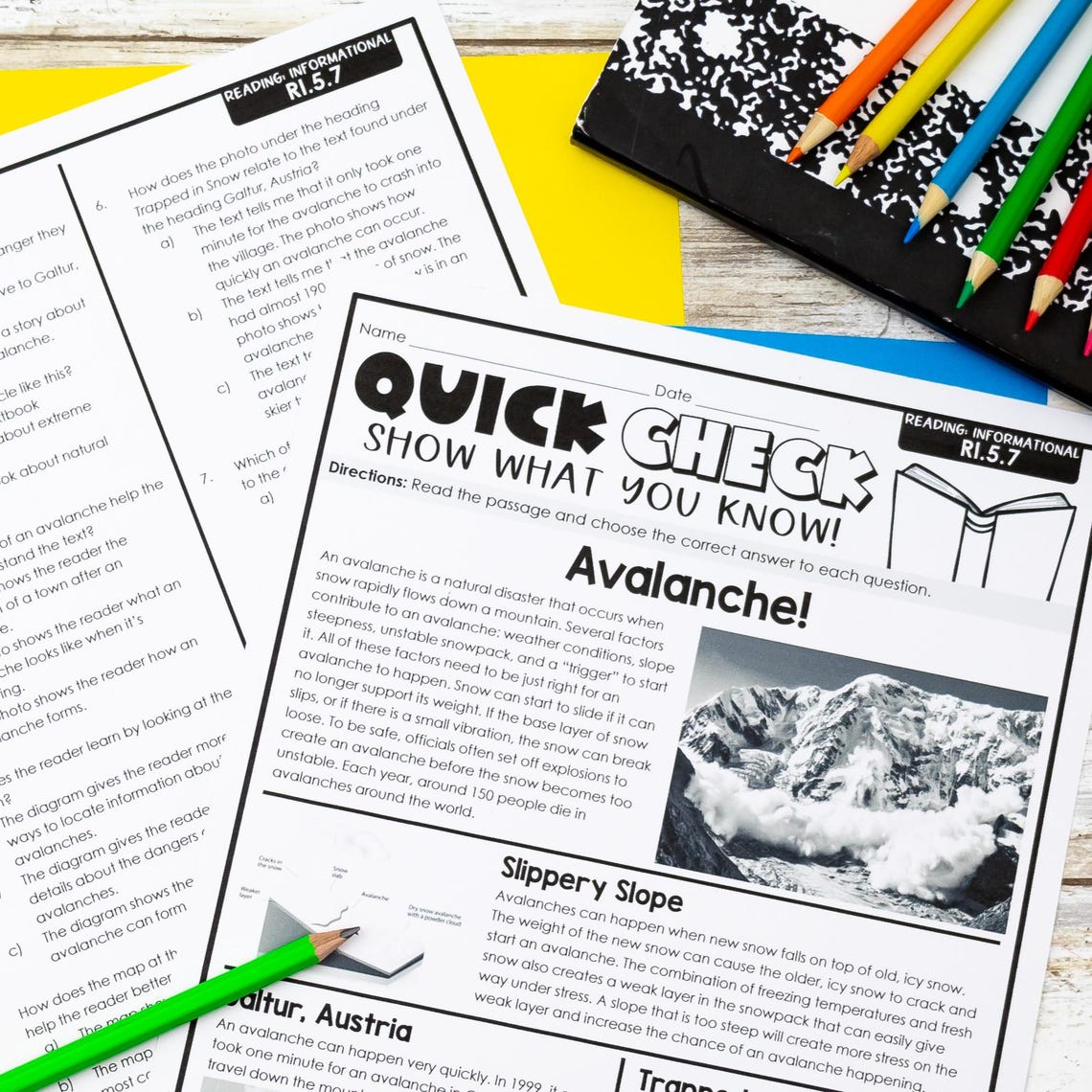 5th Grade Reading Comprehension Passages & Questions, 5th Grade Reading ...