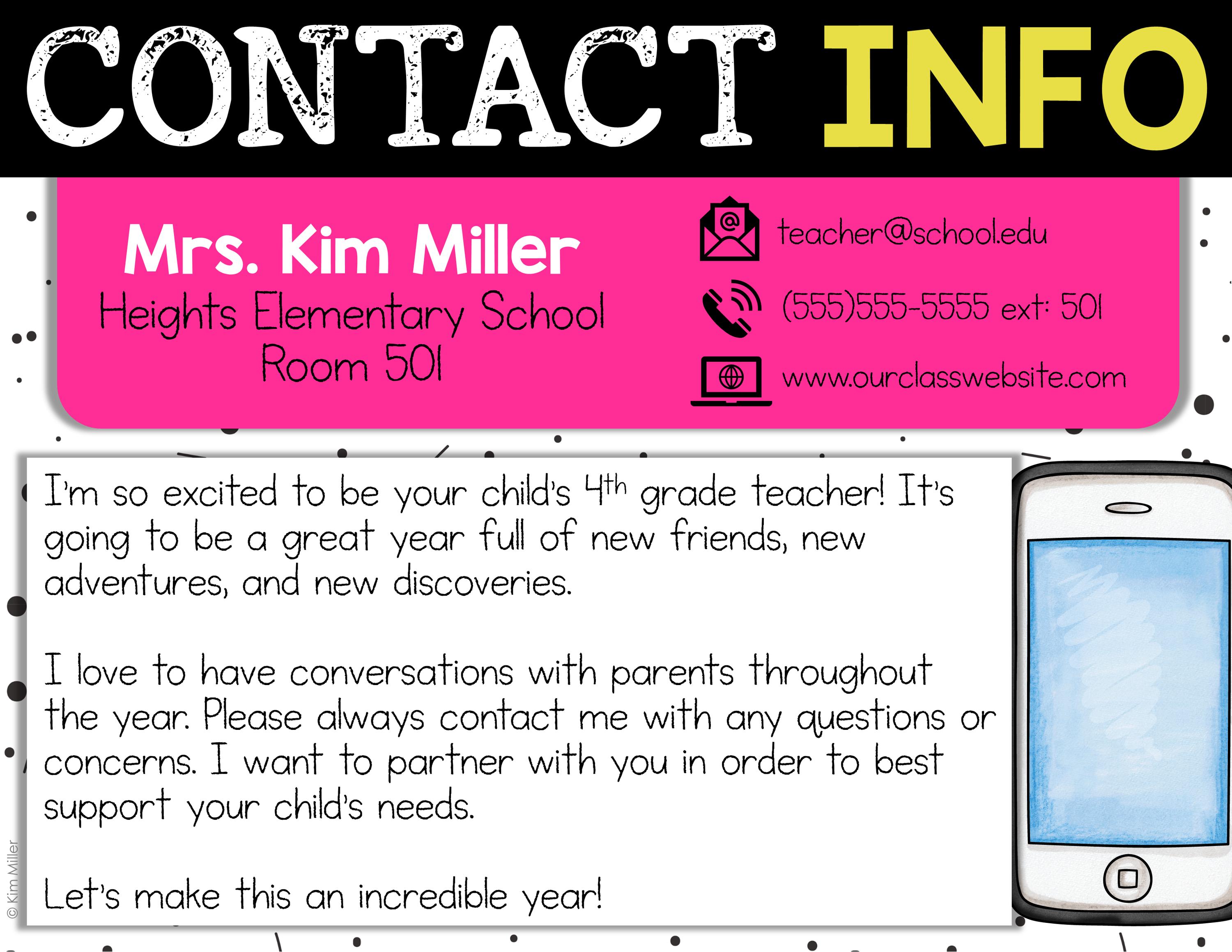 Back to School Slides Templates EDITABLE | Meet the Teacher Slideshow ...