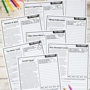 RACES Writing Strategy Anchor Chart Text Evidence Worksheets Reading ...