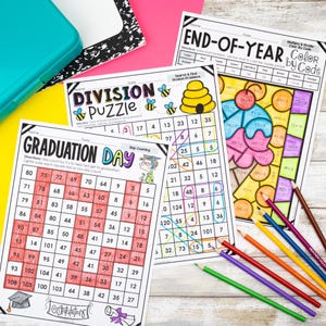 End of the Year Activities Reading Math Worksheets 4th 5th Grade Last ...