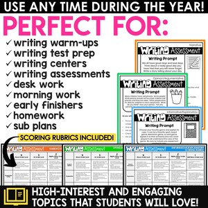 Writing Prompts for Kids Creative Writing Prompts Worksheets Narrative ...