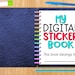 Digital Sticker Book for Kids, Motivational Digital Stickers, Digital ...