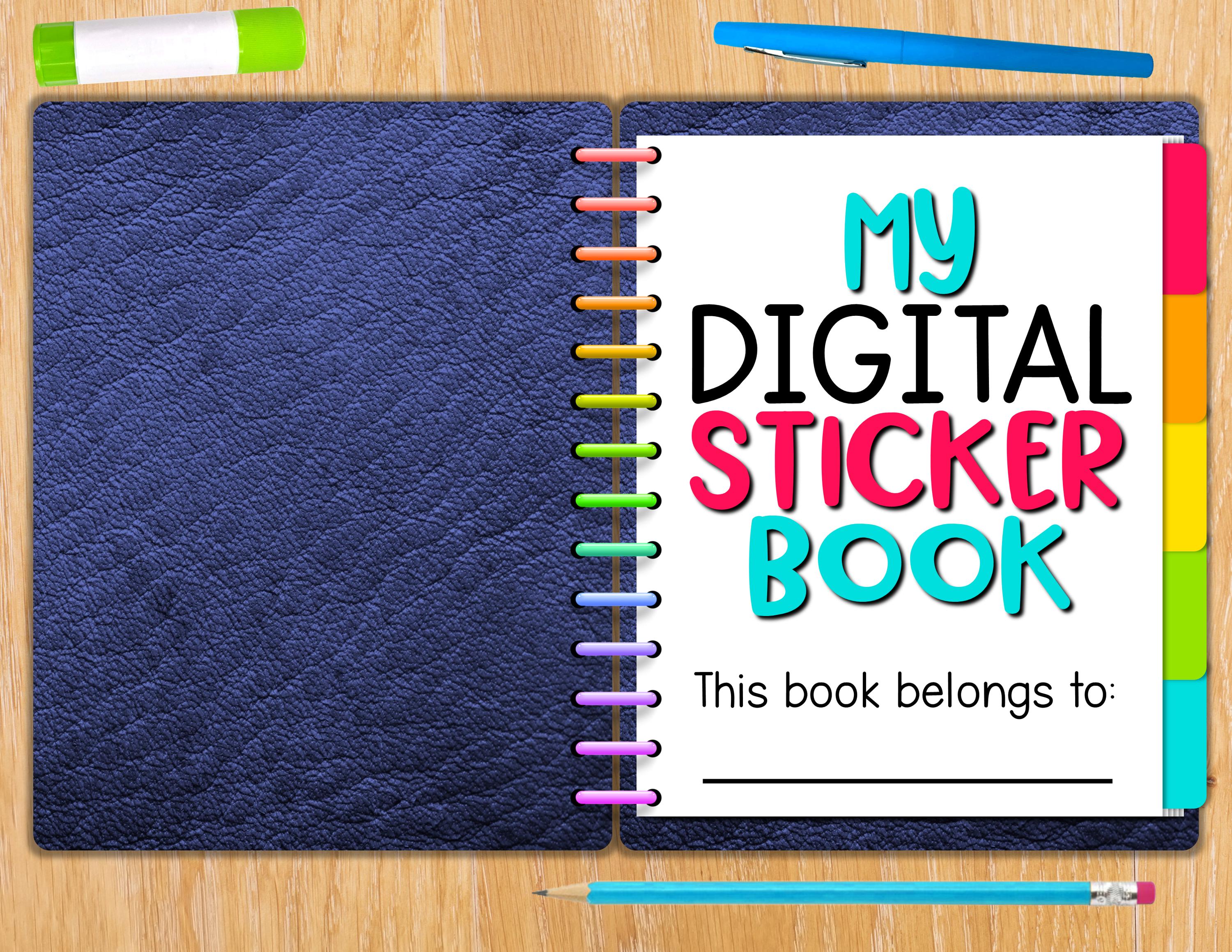 Digital Sticker Book for Kids, Motivational Digital Stickers, Digital ...