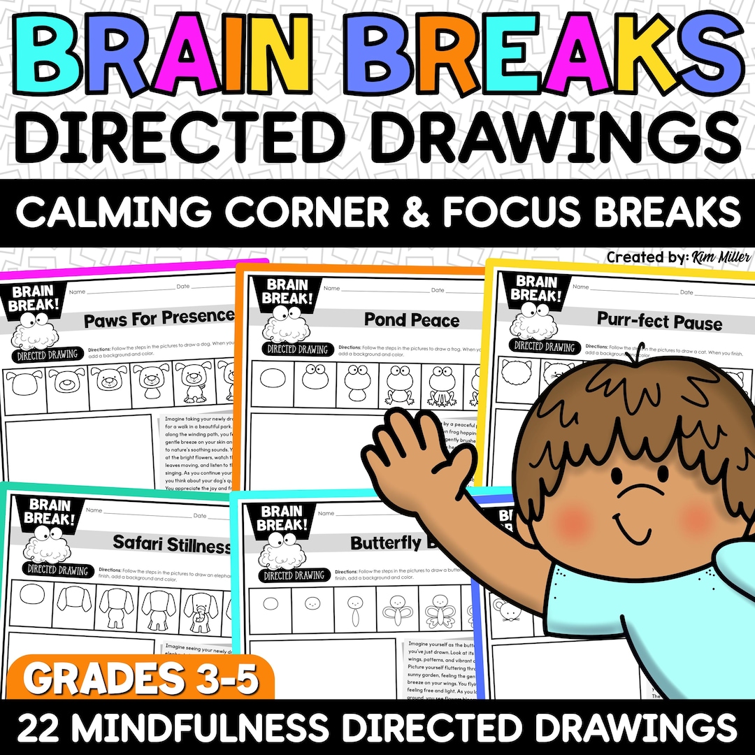 Mindfulness Activities for Kids | Directed Drawing | Brain Breaks ...