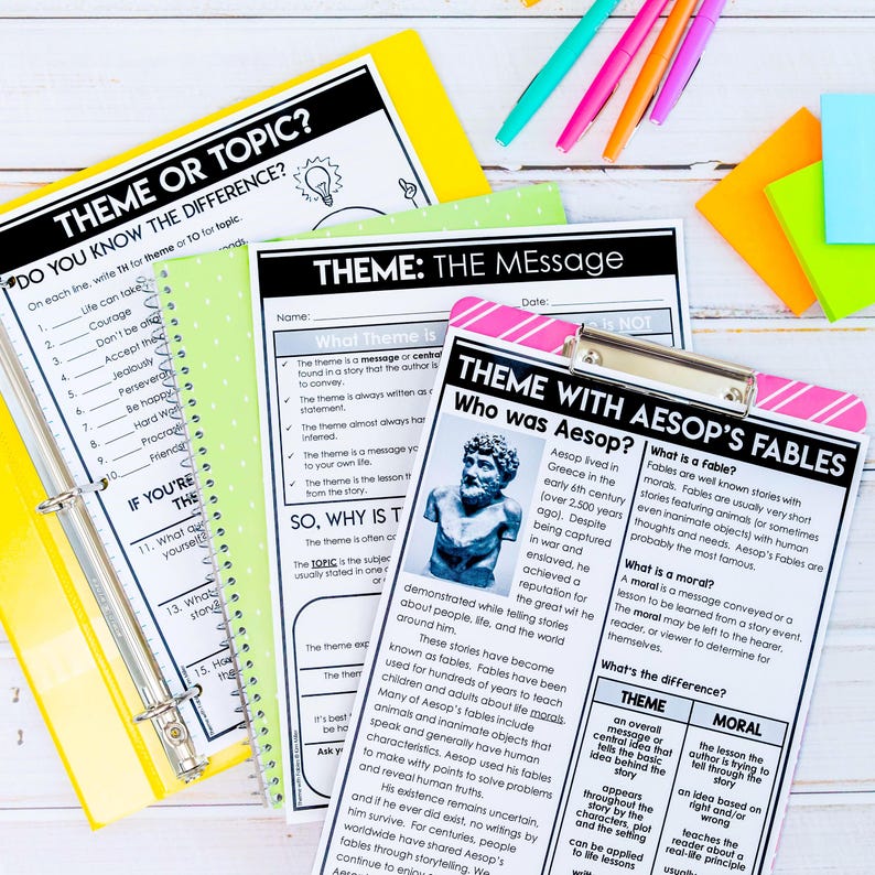 Aesop's Fables Curriculum, Teaching Theme With Aesop's Fables ...