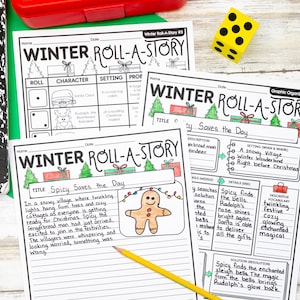 Writing Prompts for Kids Creative Writing Prompts Worksheets Roll and ...