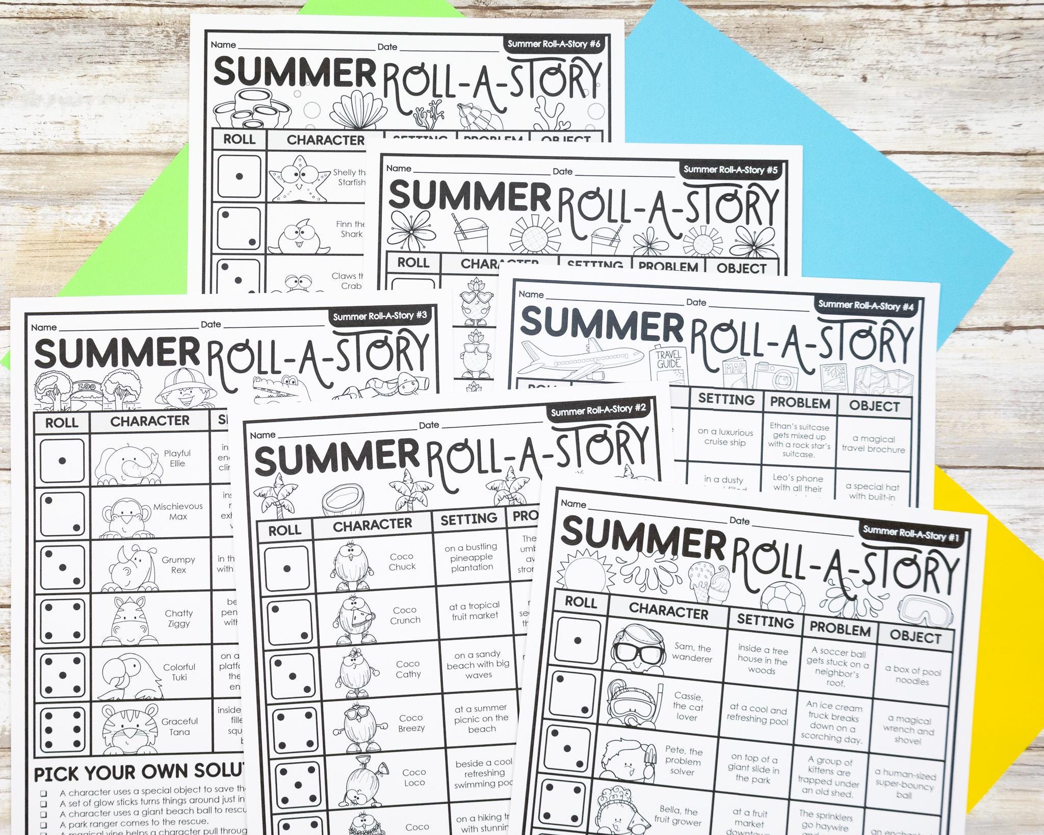Summer Writing Prompts for Kids Creative Writing Prompts Worksheets ...