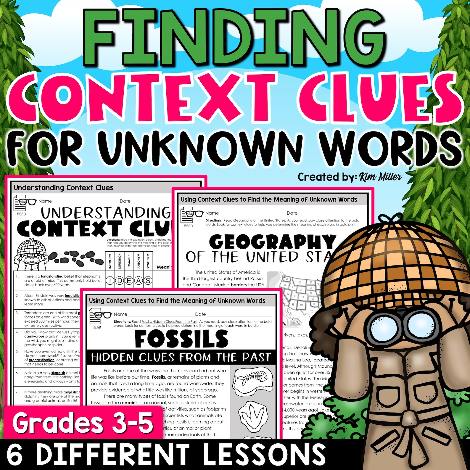 Context Clues Anchor Chart, Vocabulary Worksheets, Reading ...