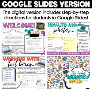 End of the Year Memory Keepsake Book 2nd 3rd 4th 5th Grade | Last Week ...