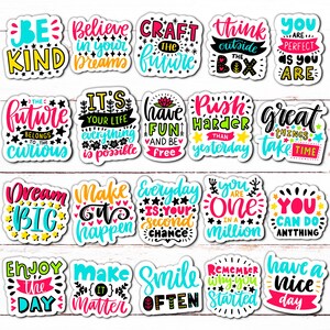 Digital Sticker Book for Kids, Motivational Digital Stickers, Digital ...