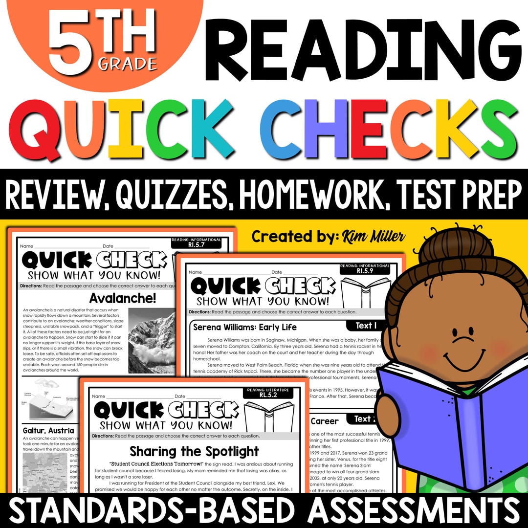 5th Grade Reading Comprehension Passages & Questions, 5th Grade Reading ...