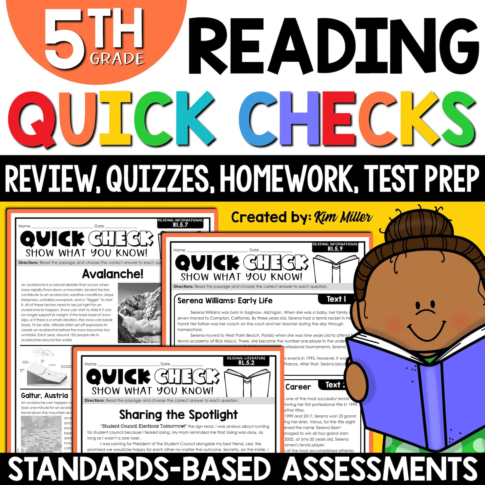 5th Grade Reading Comprehension Passages & Questions, 5th Grade Reading ...