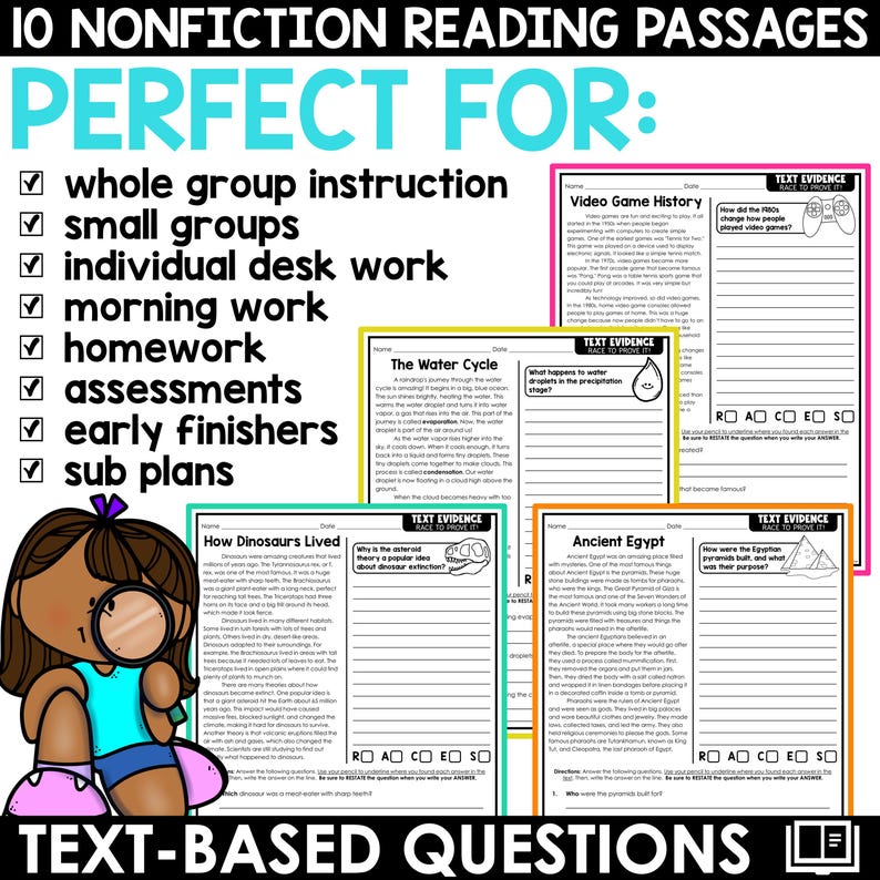 RACES Writing Strategy Anchor Chart Text Evidence Worksheets Reading ...