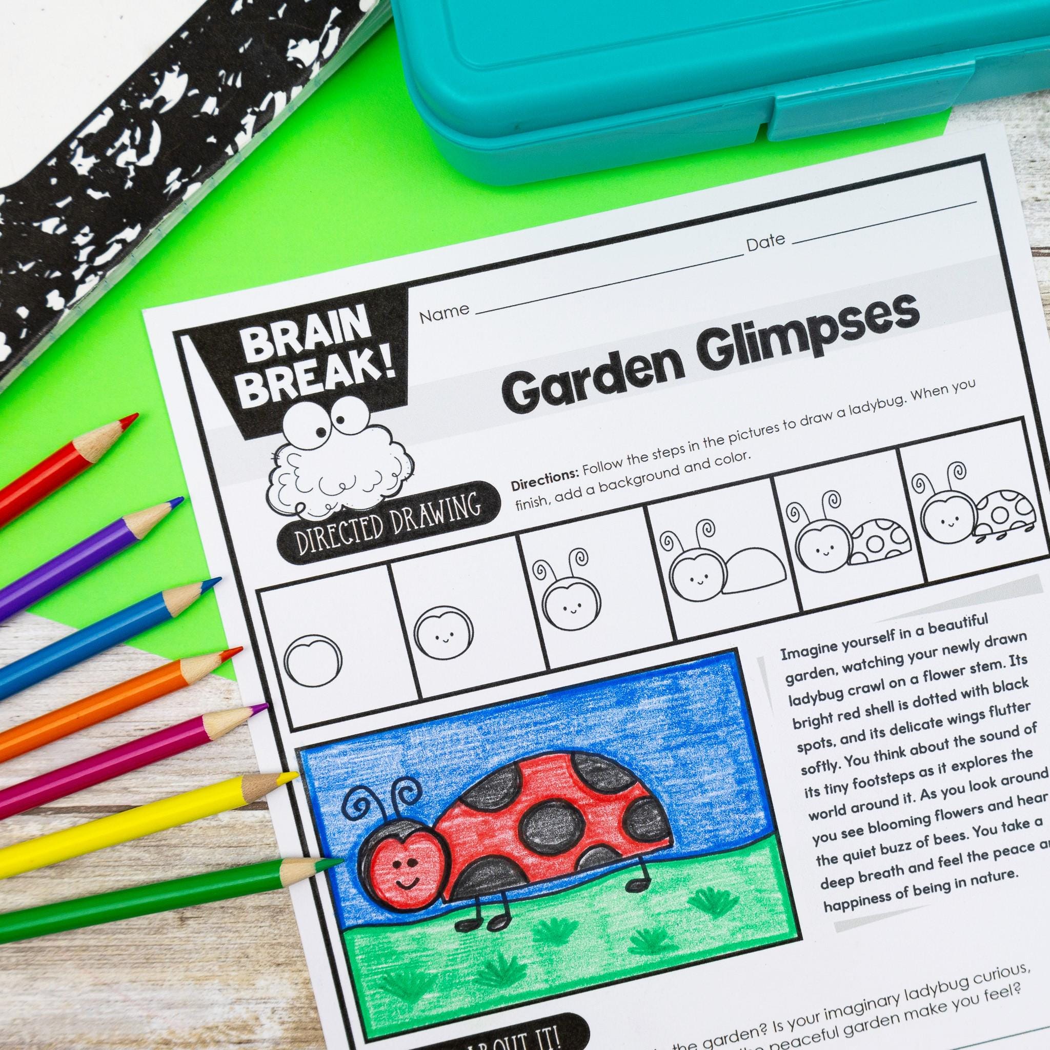 Mindfulness Activities for Kids | Directed Drawing | Brain Breaks ...