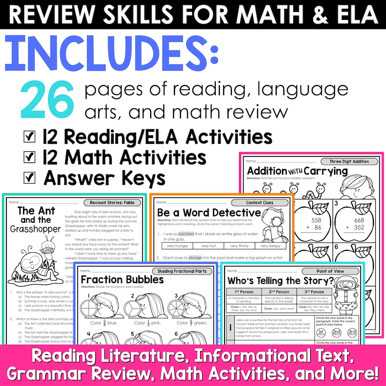 Back to School Activities for Teachers 4th Grade | First Week of School ...