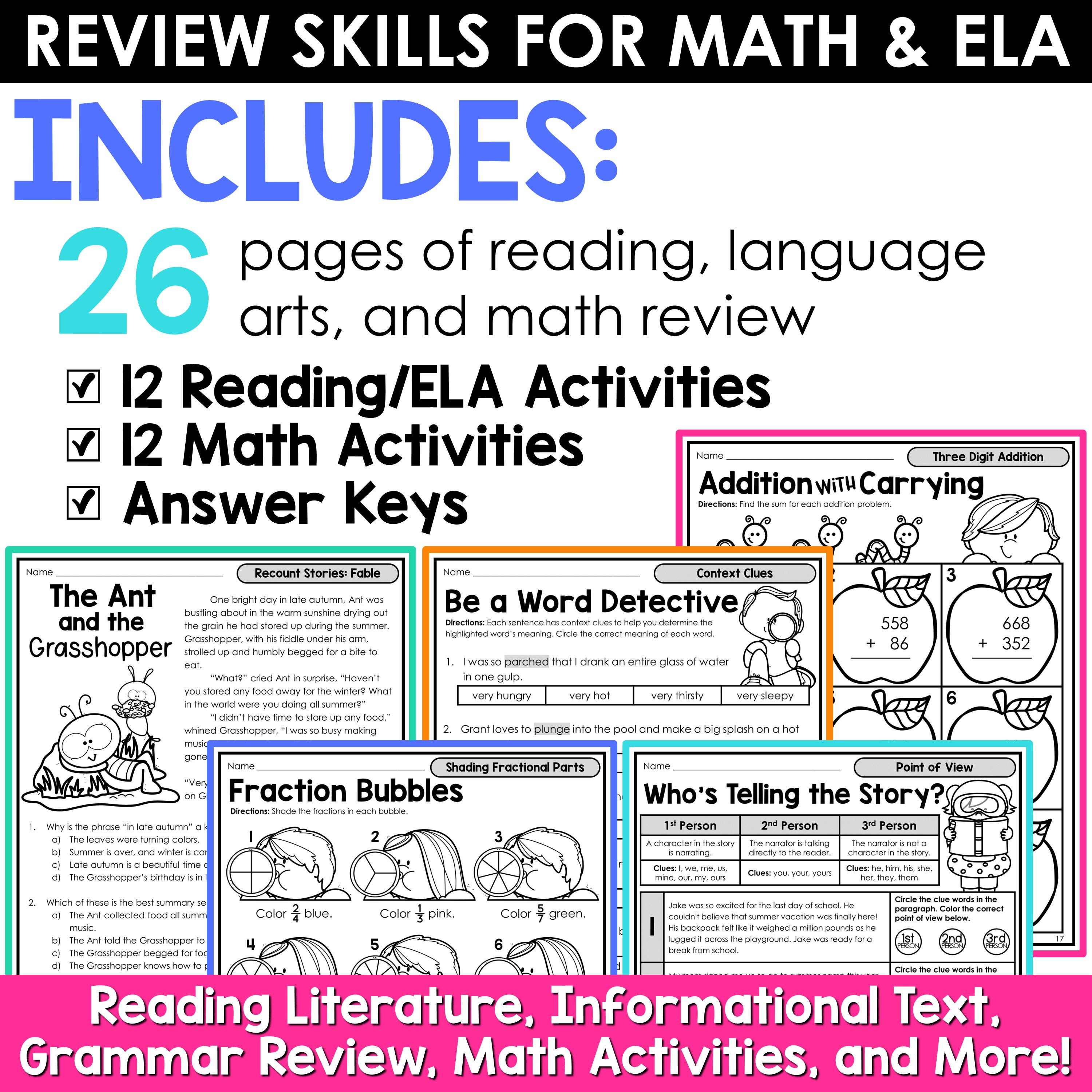 Back to School Activities for Teachers 4th Grade | First Week of School ...