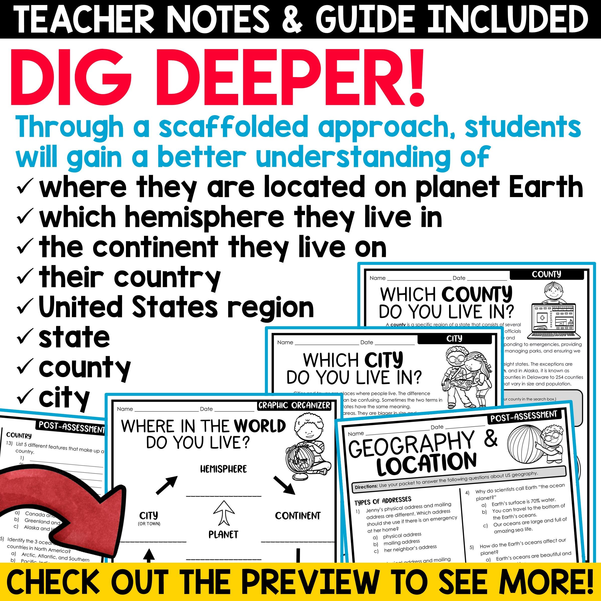 Map Skills US Geography Worksheet | Maps and Globes | Continents and ...