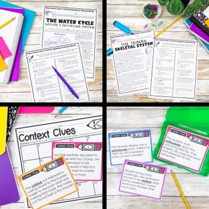 Context Clues Anchor Chart, Vocabulary Worksheets, Reading ...