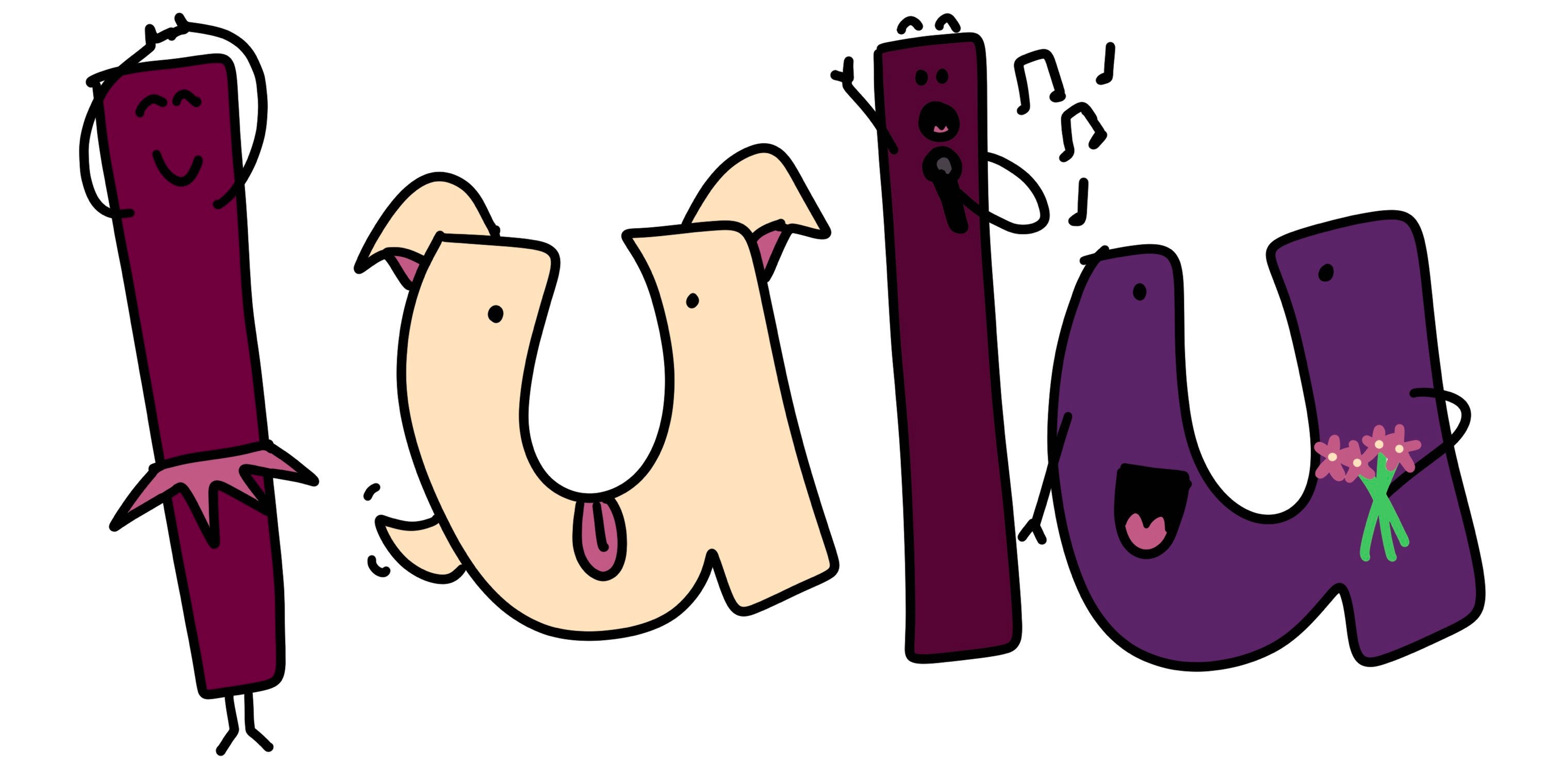 Character Name Drawing - Etsy