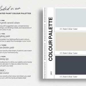 Transitional Colours, Whole House Colour Palette, Sherwin-williams ...