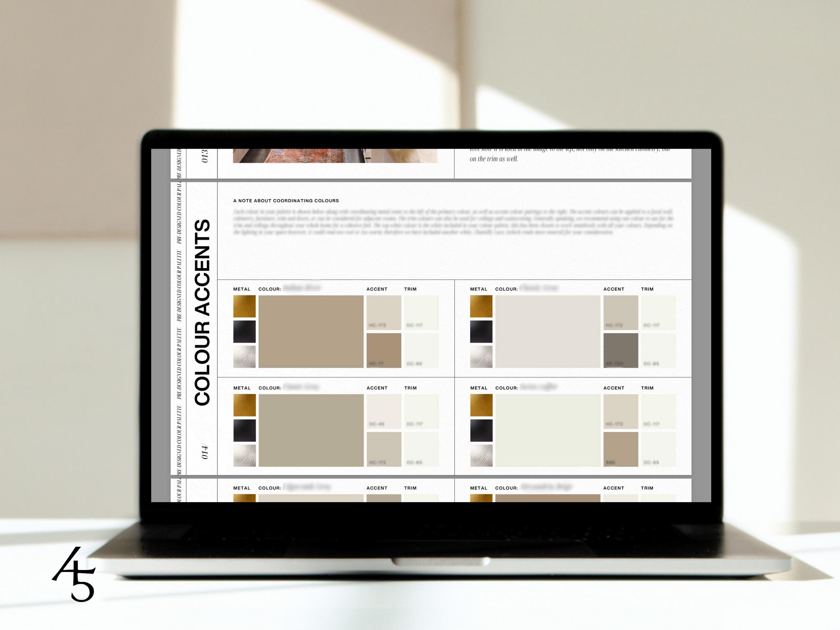 Refined Luxe Colours, Whole House Colour Palette, Sherwin-williams ...