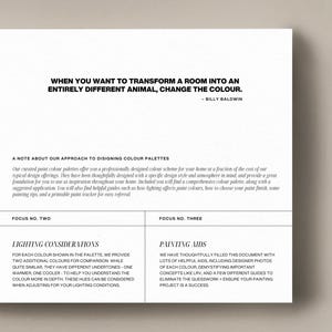 Muted Mid Century Modern Colours, Whole House Colour Palette, Sherwin ...