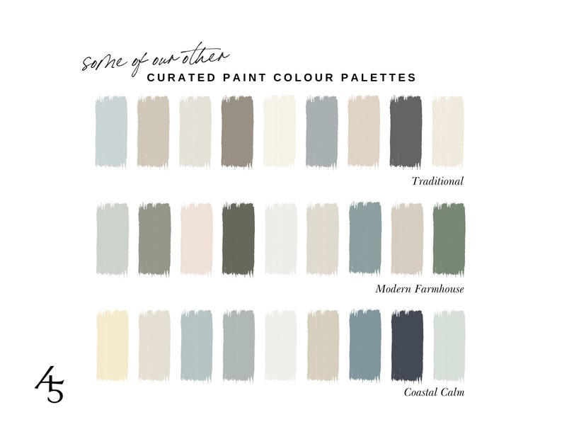 Transitional Colours, Whole House Colour Palette, Sherwin-williams ...