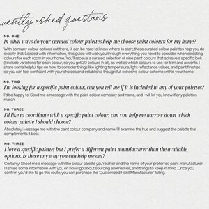 Modern Dramatic Colour Palette: Benjamin Moore Paint Colour Scheme for ...