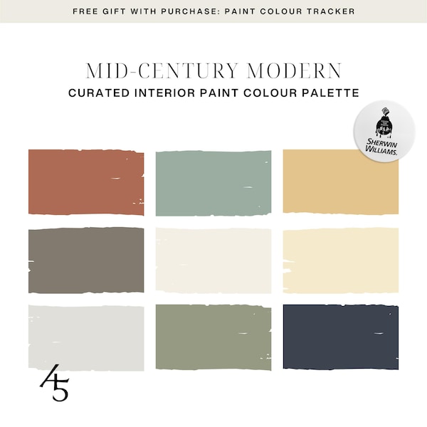 Mcm Paint Colors - Etsy