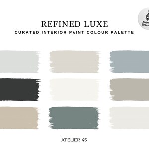Refined Luxe Colours, Whole House Colour Palette, Sherwin-williams ...