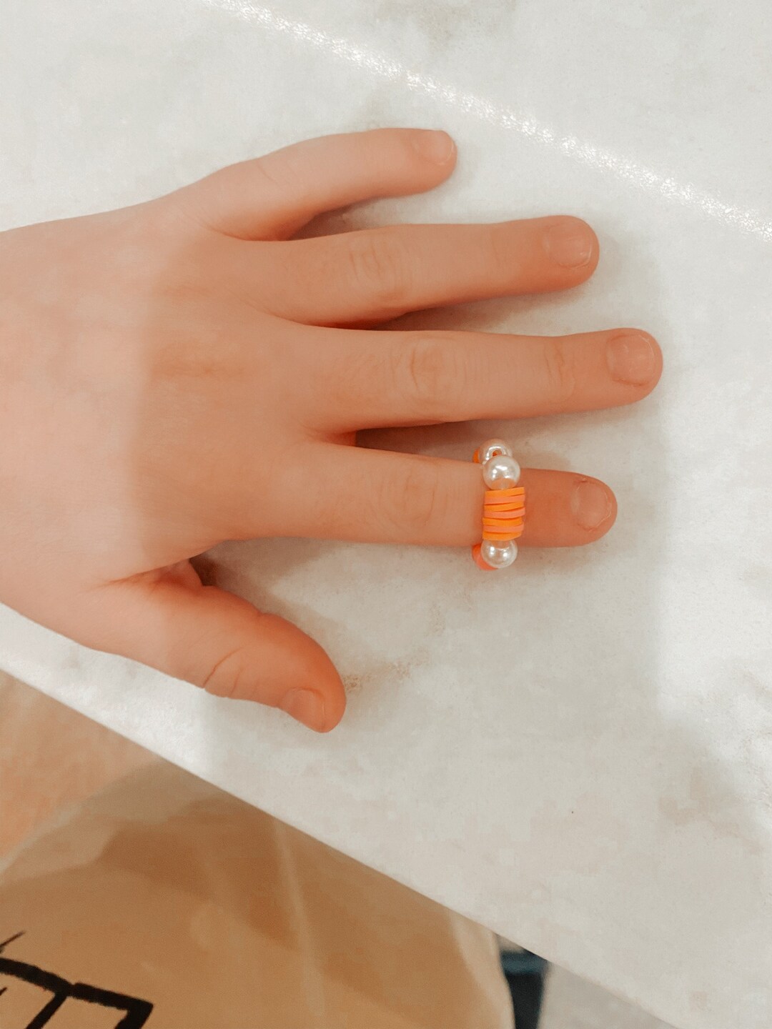 Preppy Ring / Beaded Ring - Etsy