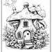 12 Unique House Coloring Page, Printable Coloring Pages - Etsy