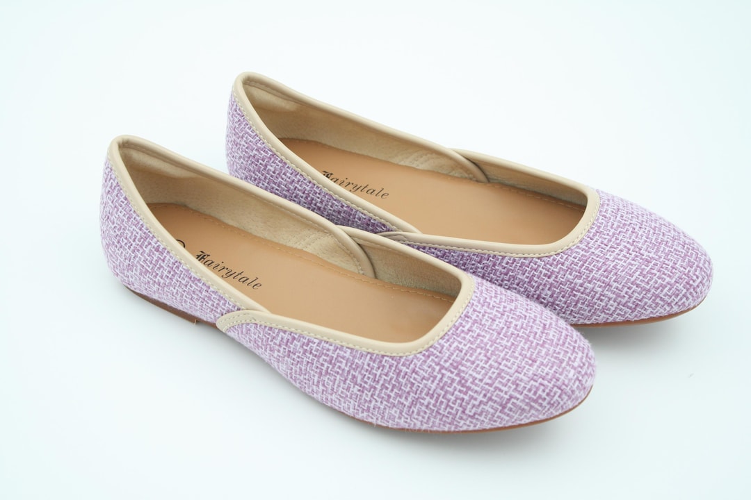 Lavender Colored Women’s Ballet Flats | Lilac Color Flats | Office ...