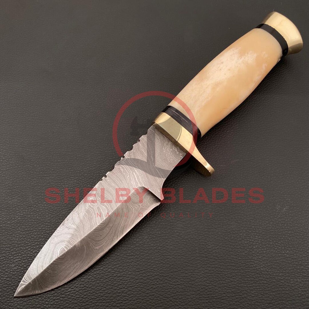 Custom Handmade Puukko Bushcraft Knife Bone Handle Hunting - Etsy