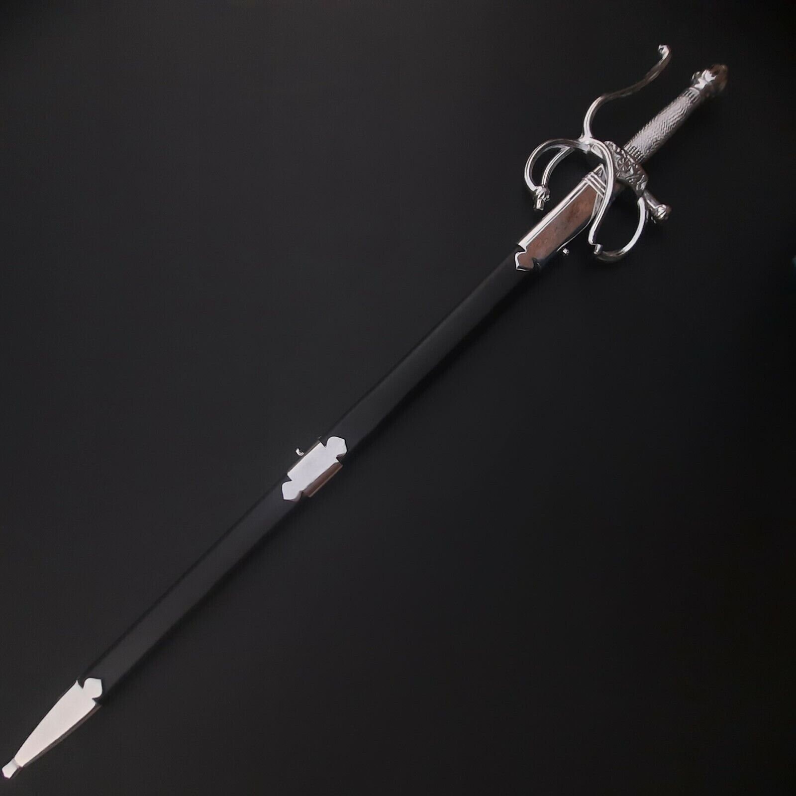 Custom Rapier Sword Damascus Steel Medieval Rapier Long - Etsy
