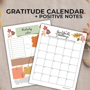 30 Day Gratitude Challenge Printable Gratitude Journal Printable 30 Day ...